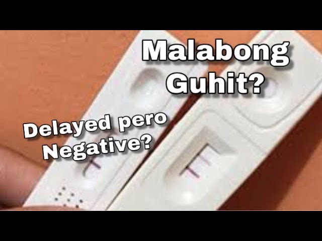 Malabong Guhit sa Pregnancy Test | Delayed pero Negative PT Result ...